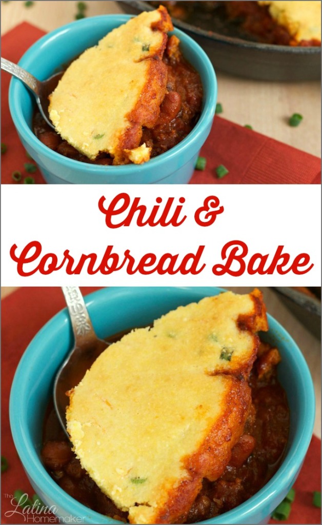 Chili and Cornbread Bake