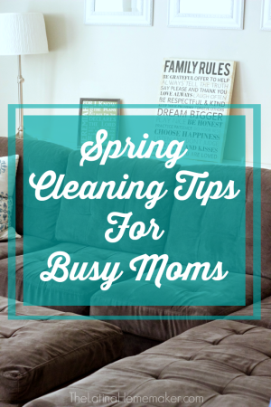 Spring Cleaning Tips For Busy Moms
